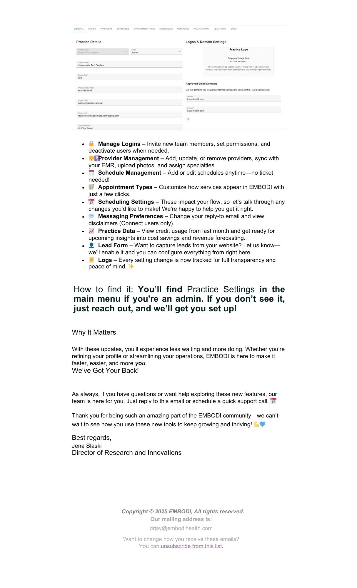 🎉 New EMBODI Features Are Here – Personalize & Take Control! - June 30 ...